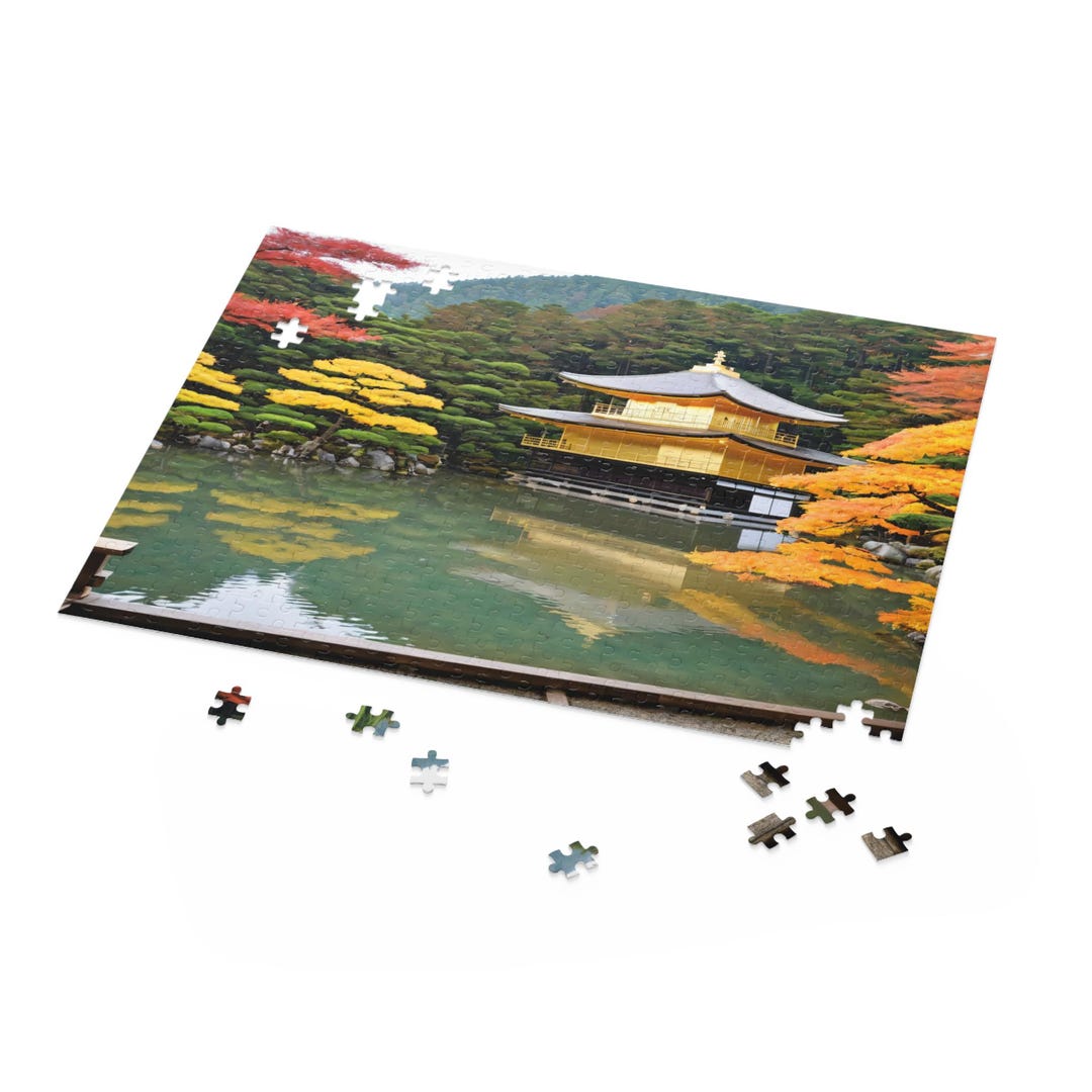 Puzzle Japan Kyoto Kinkaku-ji Temple Leaves Changing Color ( 500-piece ...