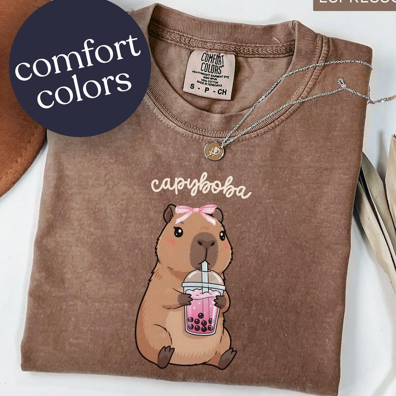 Capybara Boba - Etsy