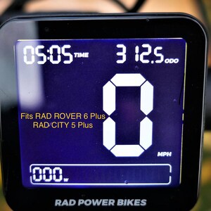Rad Ebike Display Cover- Rad Rover 6 Plus, Rad City 5 Plus, Radrunner 3 ...
