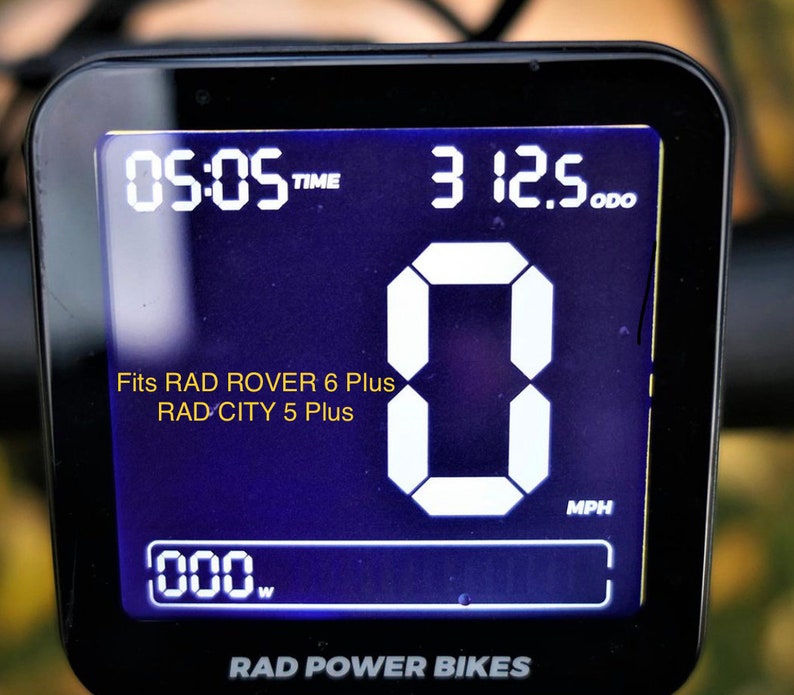 Rad Ebike Display Cover- Rad Rover 6 Plus, Rad City 5 Plus, Radrunner 3 ...
