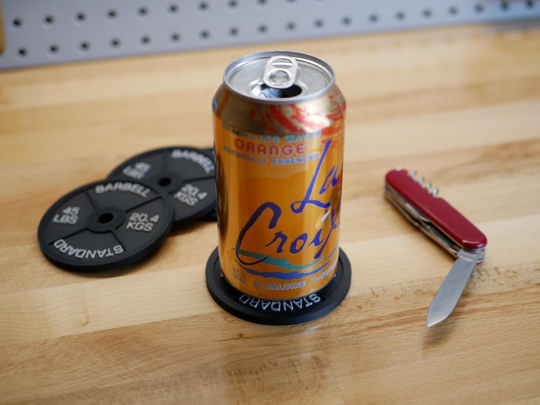 Barbell Coaster Set, Weightlifting Gym Decor, Fitness Gift for Workout ...