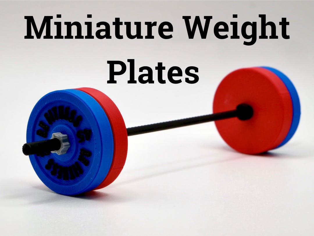 Miniature Gym Weight Plates: Desk Decor Gift for Fitness Lovers - Etsy