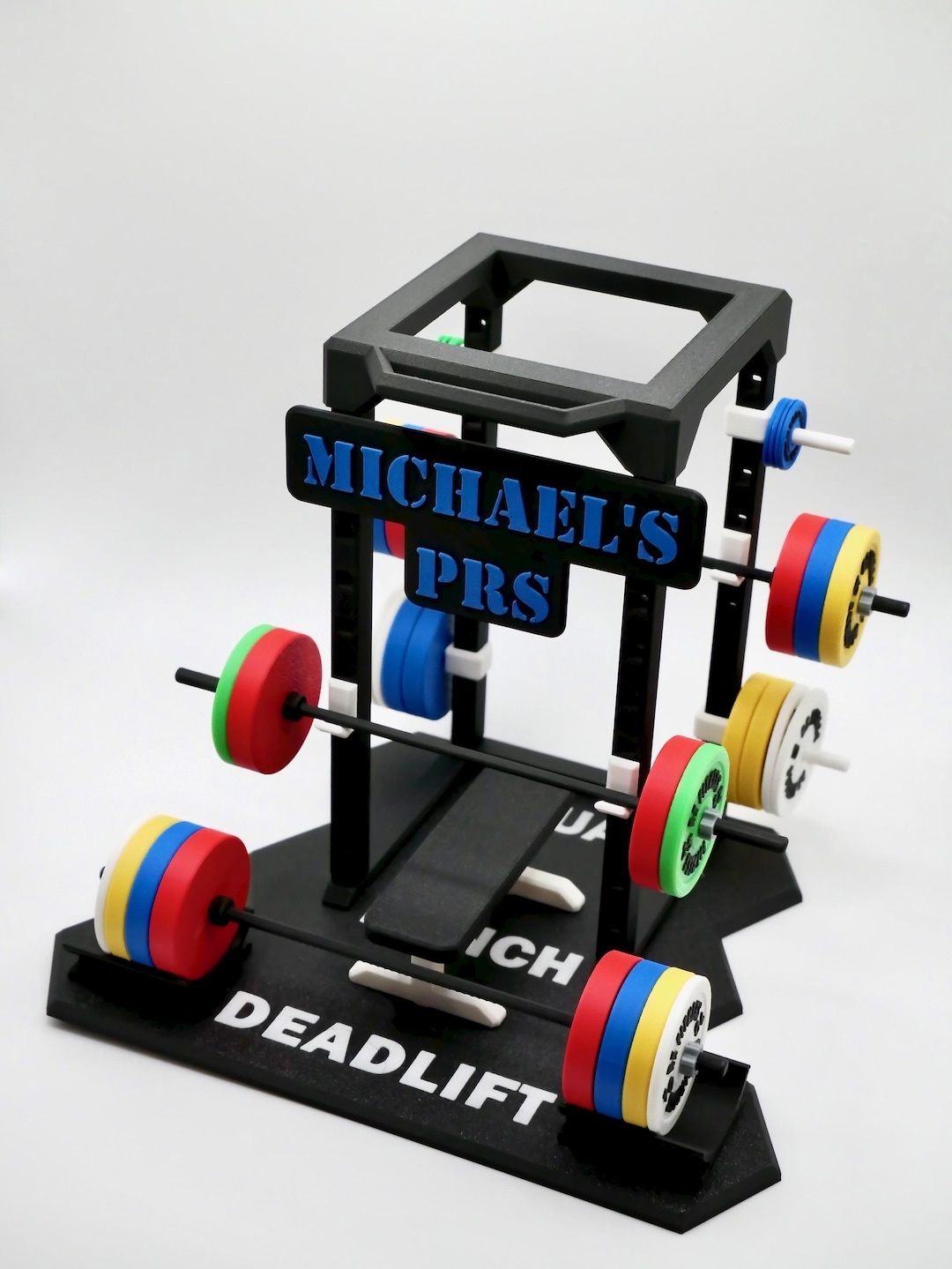 Personalized Mini Power Rack PR Tracker: Gym Decor Gift - Etsy