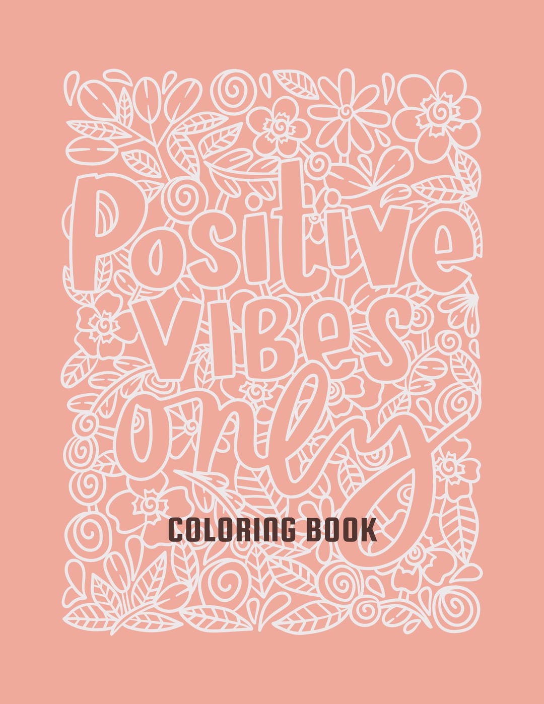 Positive Empowerment Coloring Book for Adults - Etsy