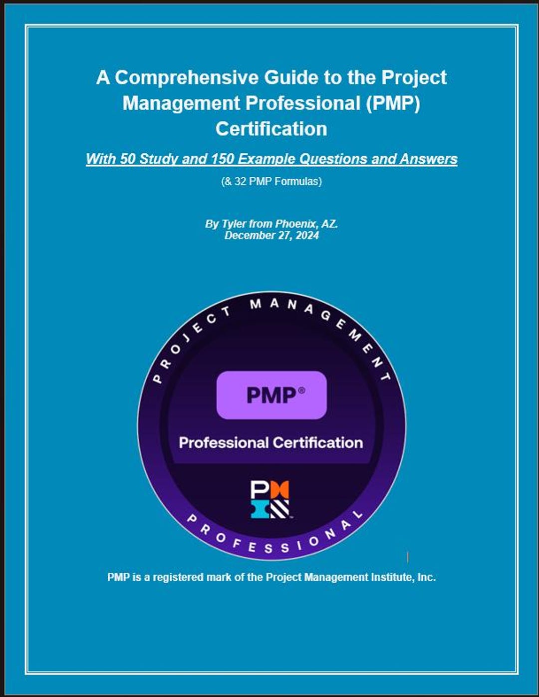 Comprehensive Guide to PMP Exam With Example Questions - Etsy