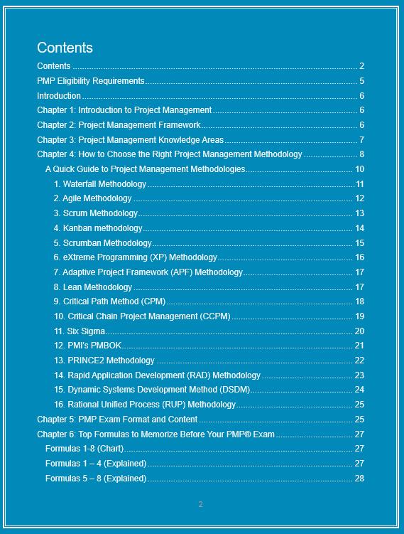 Comprehensive Guide to PMP Exam With Example Questions - Etsy