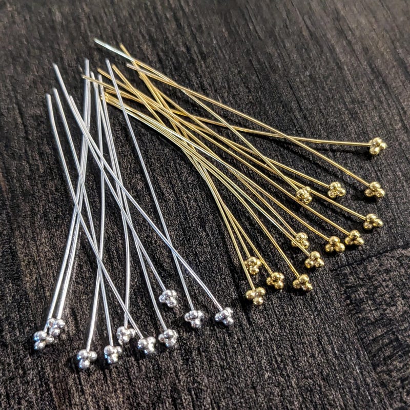Pearl Head Pins - Etsy