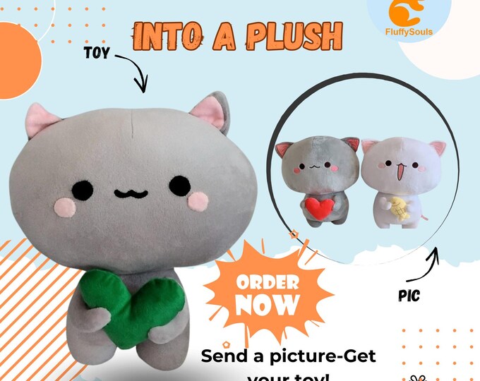 Plushie From Author Character Commission Toy From Book Cartoon Hero ...