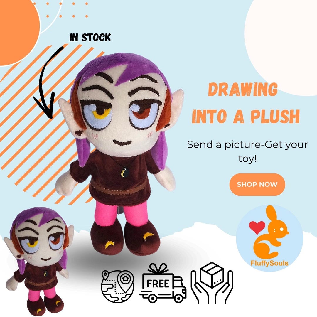 Custom Plush Toy Like Amity Blight From Owl House. Create Your Special ...