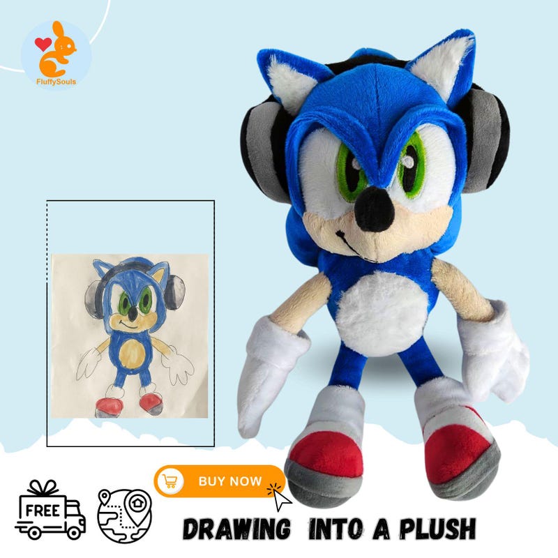 Metal Sonic Plush - Etsy