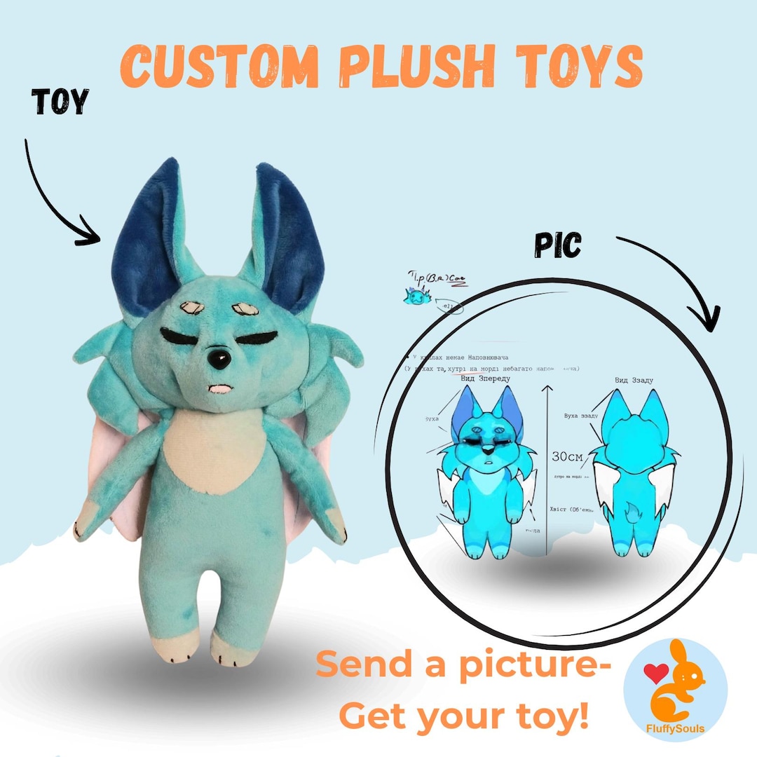Personalized Plush by Fluffysouls. Get Your Own Plushie! | Custom ...
