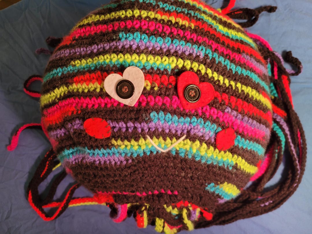 Gnarly the Jellyfish | Handmade Crochet Amigurumi Plush | Jumbo - Etsy