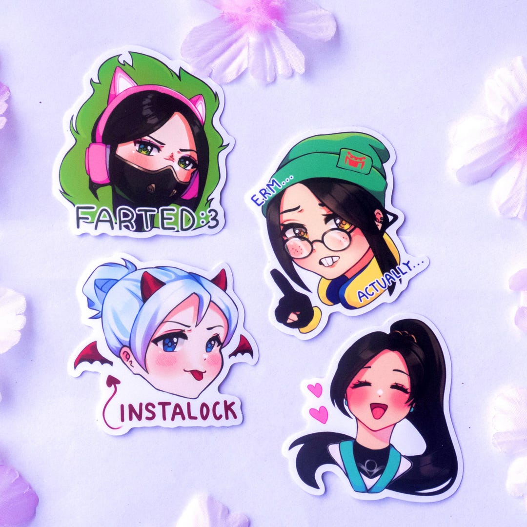 VALORANT Stickers Matte Die Cut - Etsy