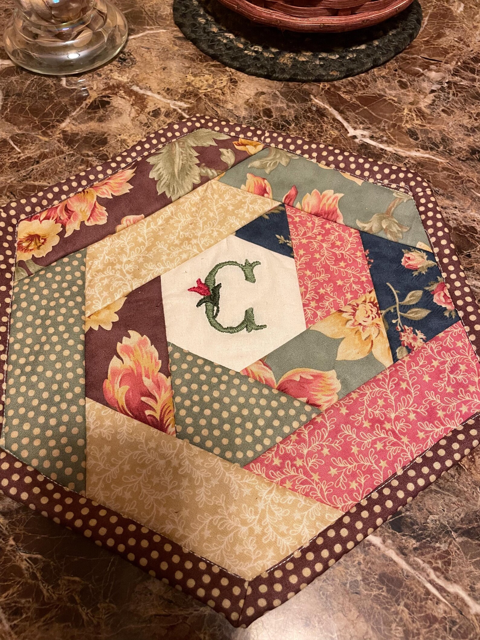 Quilted Hot Pad - Etsy