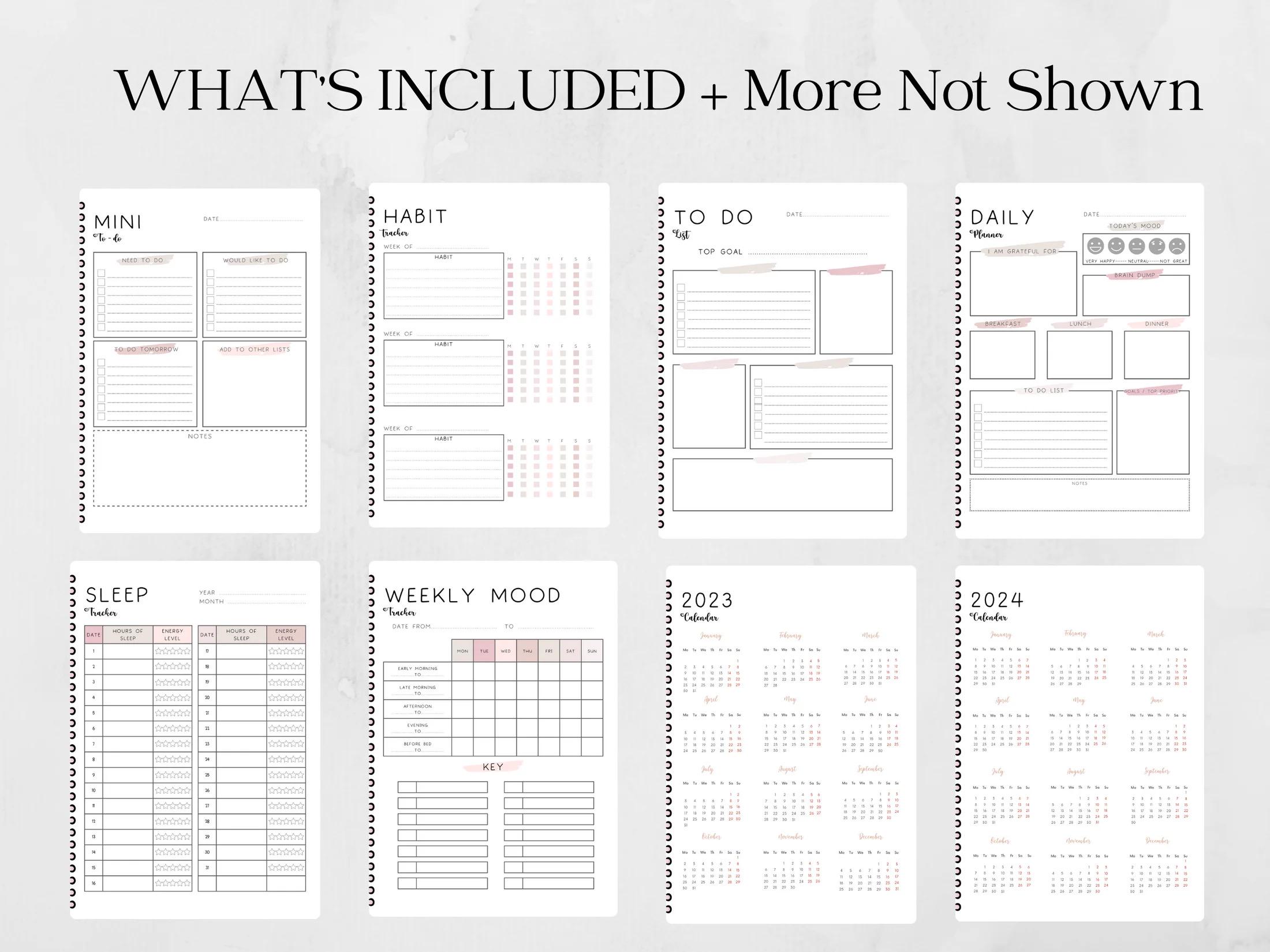 Home Management Planner|home Organizer|household Planner|cleaning Check ...