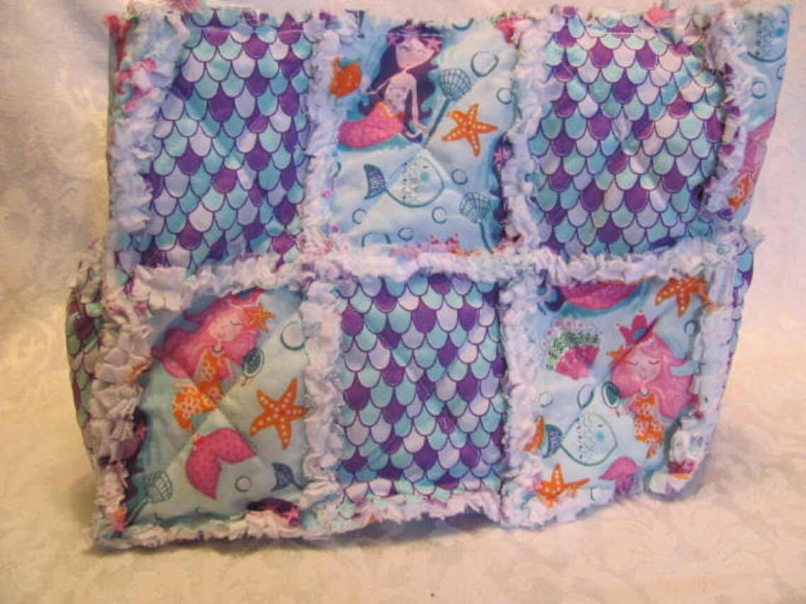 Mermaid Inspired Small Purse Handbag Small Shopper School Bag Mermaid ...