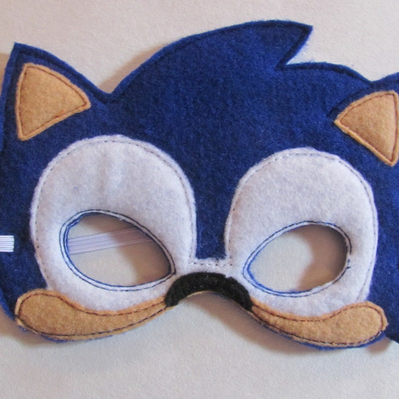 Sonic Hedgehog Masks - Etsy