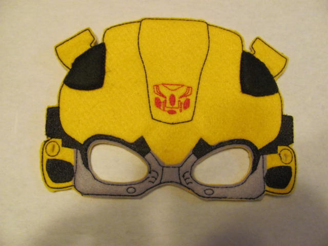 Yellow Robot Party Masks Yellow Robot Photo Prop Felt Mask Pretend Play ...