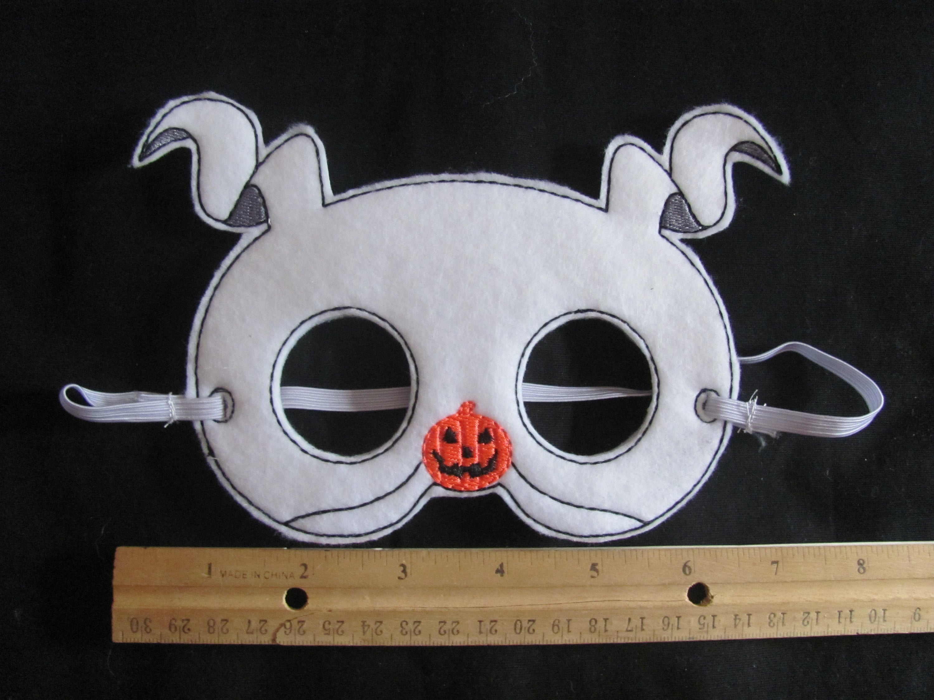 Ghost Puppy Party Mask - Ghost Photo Prop - Halloween Party Favor ...