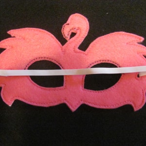 Flamingo Felt Party Mask - Pink Flamingo Photo Prop - Flamingo Party ...