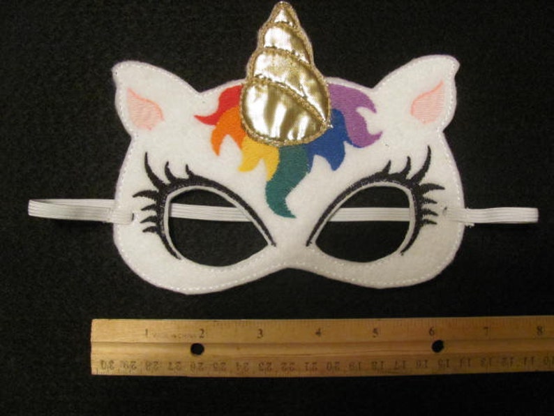 Unicorn Party Mask Rainbow Unicorn Party Masks Unicorn - Etsy