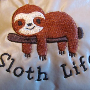 Sloth Life Zipper Bag - Sloth Mask Bag - Sloth Life Organizer Bag ...