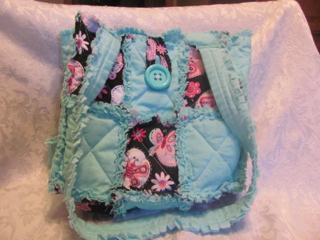 Butterflies and Blue Inspired Handbag Butterfly Purse Butterflies ...