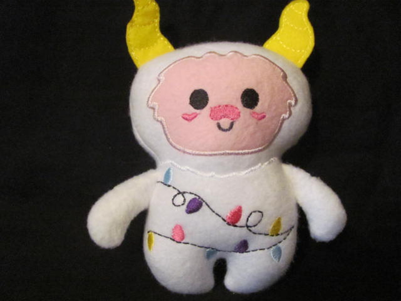 Snow Monster Christmas Decoration Snow Monster Girl Plush | Etsy