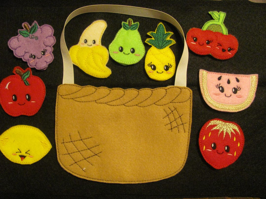 Fun Fruit Finger Puppet Set - Fun Fruit Quiet Time Set - Fun Fruit Take ...