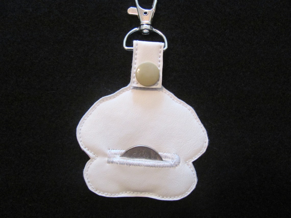 Quarter Keeper Key Chain Shih Tzu Keychain Quarter Holder - Etsy