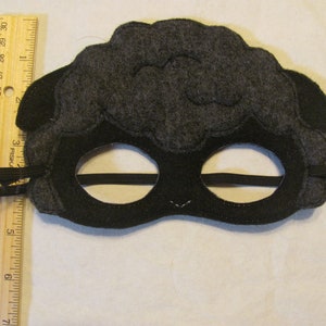 Lamb Mask - Sheep Mask - Sheep Photo Prop - Black Lamb Party Favor ...