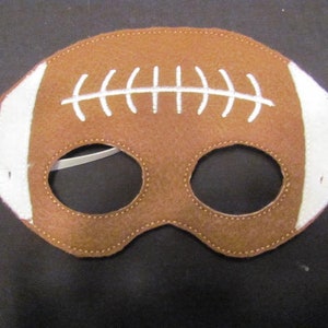 Football Felt Party Mask - Football Photo Prop - Football Party Favor ...