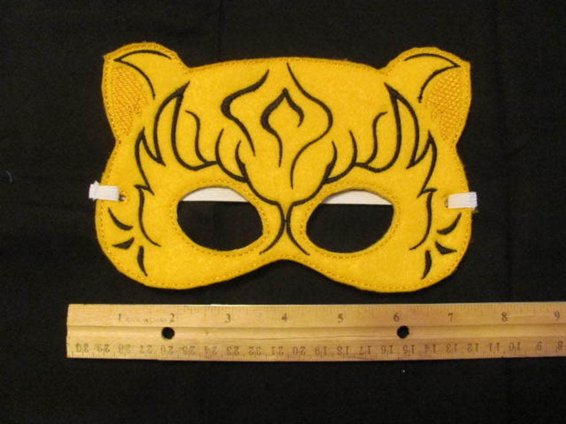 Tiger Felt Party Mask Tiger Photo Prop Tiger Party Favor - Etsy