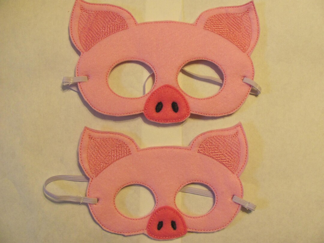 Pig Mask - Pig Party Mask - Pig Photo Prop - Pig Party Favor - Pig for ...