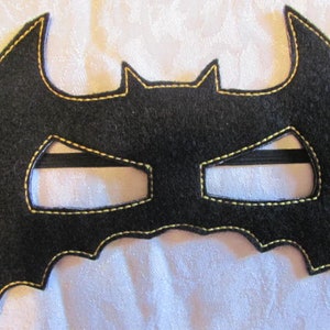 Black Bat Mask Party Masks- Bat Mask Photo Prop - Felt Mask - Birthday ...