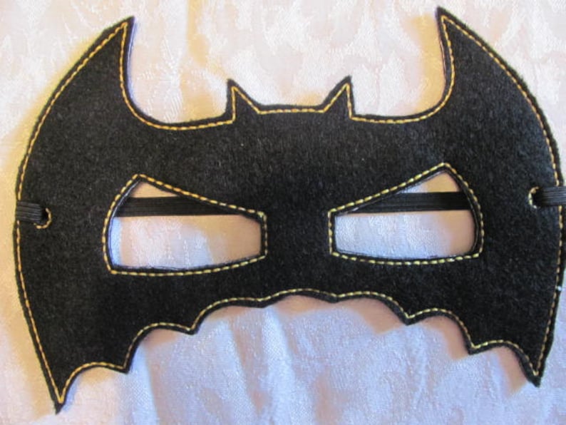 Black Bat Mask Party Masks Bat Mask Photo Prop Felt Mask | Etsy