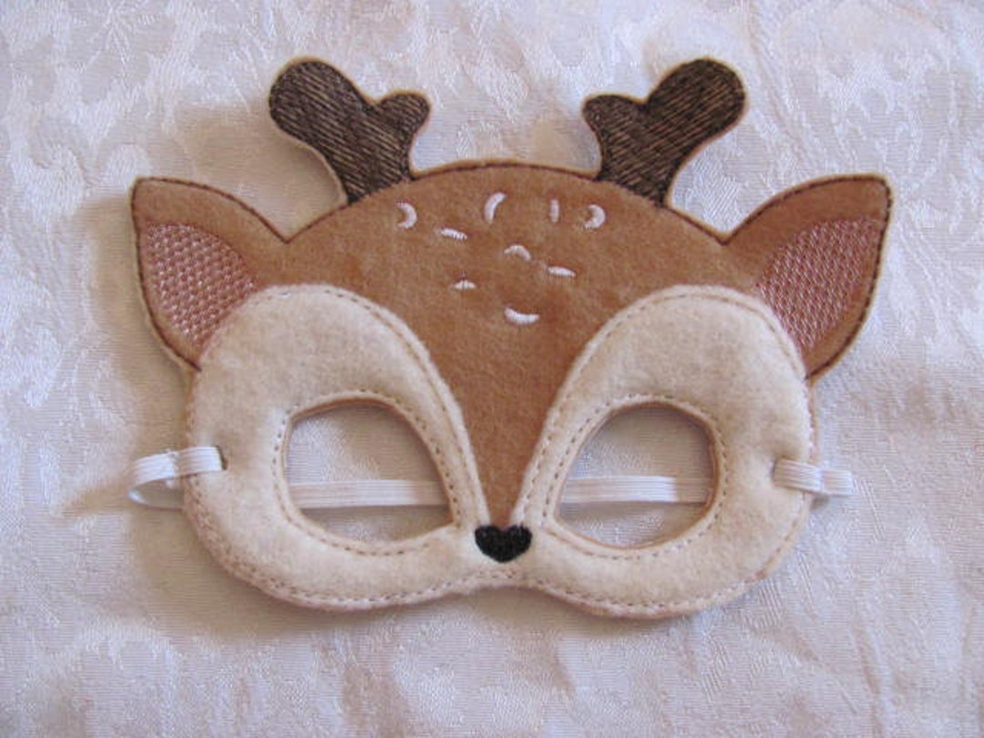 Deer Party Mask - Deer Photo Prop - Deer Party Favor - Deer Felt Mask ...