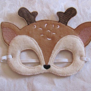 Deer Party Mask - Deer Photo Prop - Deer Party Favor - Deer Felt Mask ...