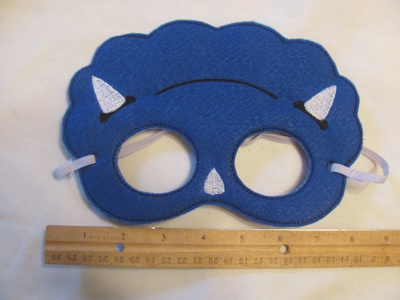 Triceratops in Blue Party Masks- Dinosaur Photo Prop - 2 Sizes ...