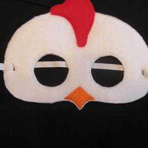 Chick Party Mask - White Chick Photo Prop - Chicken Party Favor ...