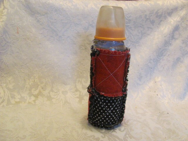 Black White and Red Inspired Baby Bottle Cover/Holder / Cozy / | Etsy