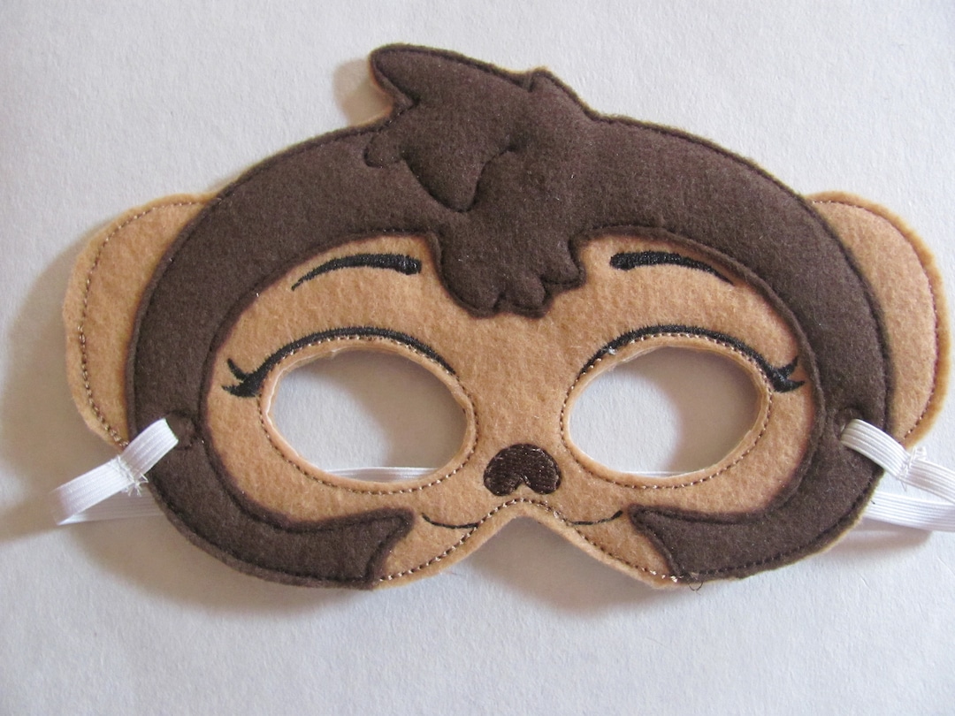 Monkey Party Mask - Monkey #2 Photo Prop - Baby Monkey Party Favor ...