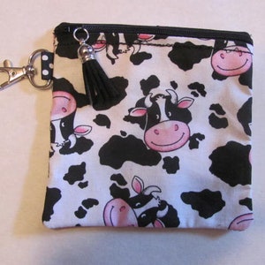 Cow Zipper Bag - Cow Mask Bag - Cow Organizer Bag - Cow Zipper Pouch ...