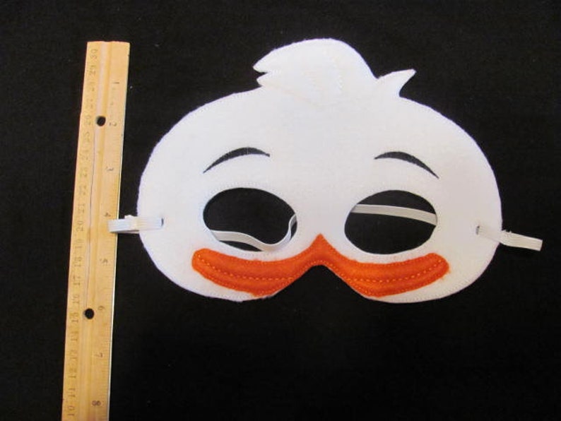 Duck Felt Party Mask 2 Sizes Duck Photo Prop Duck Party - Etsy