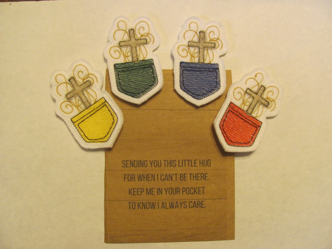 Cross Pocket Hug With Card -cross Pocket Hug - Cross Hug Card - Cross ...