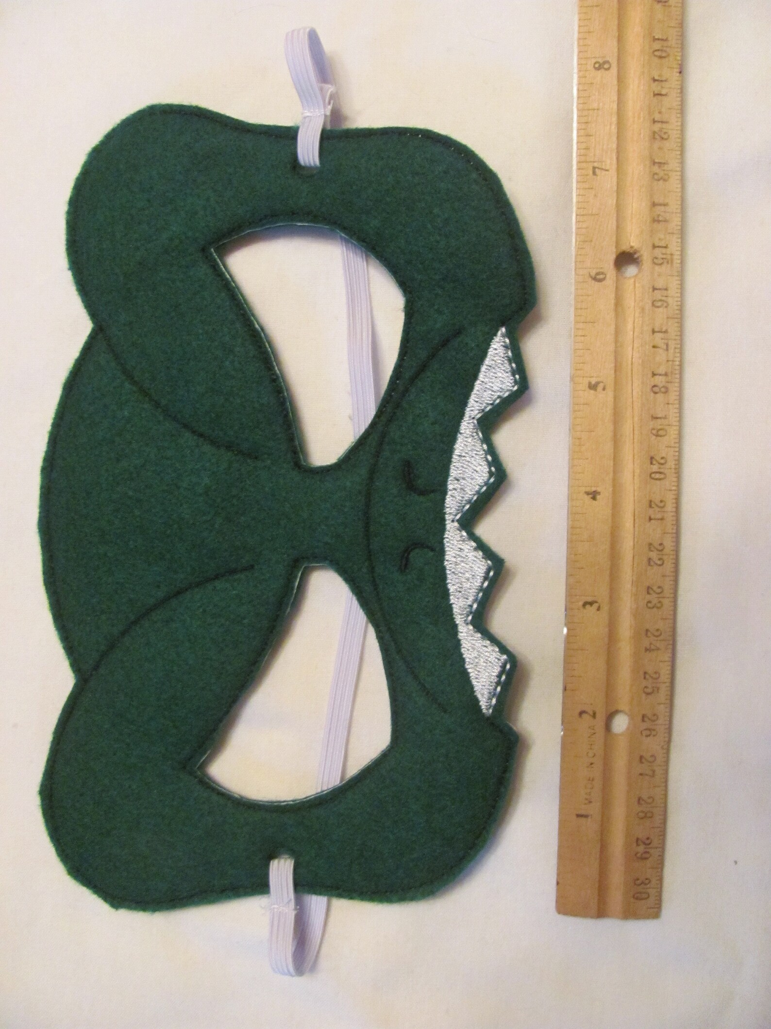 T-rex in Green Party Masks- Dinosaur Photo Prop - 2 Sizes - Felt Mask ...