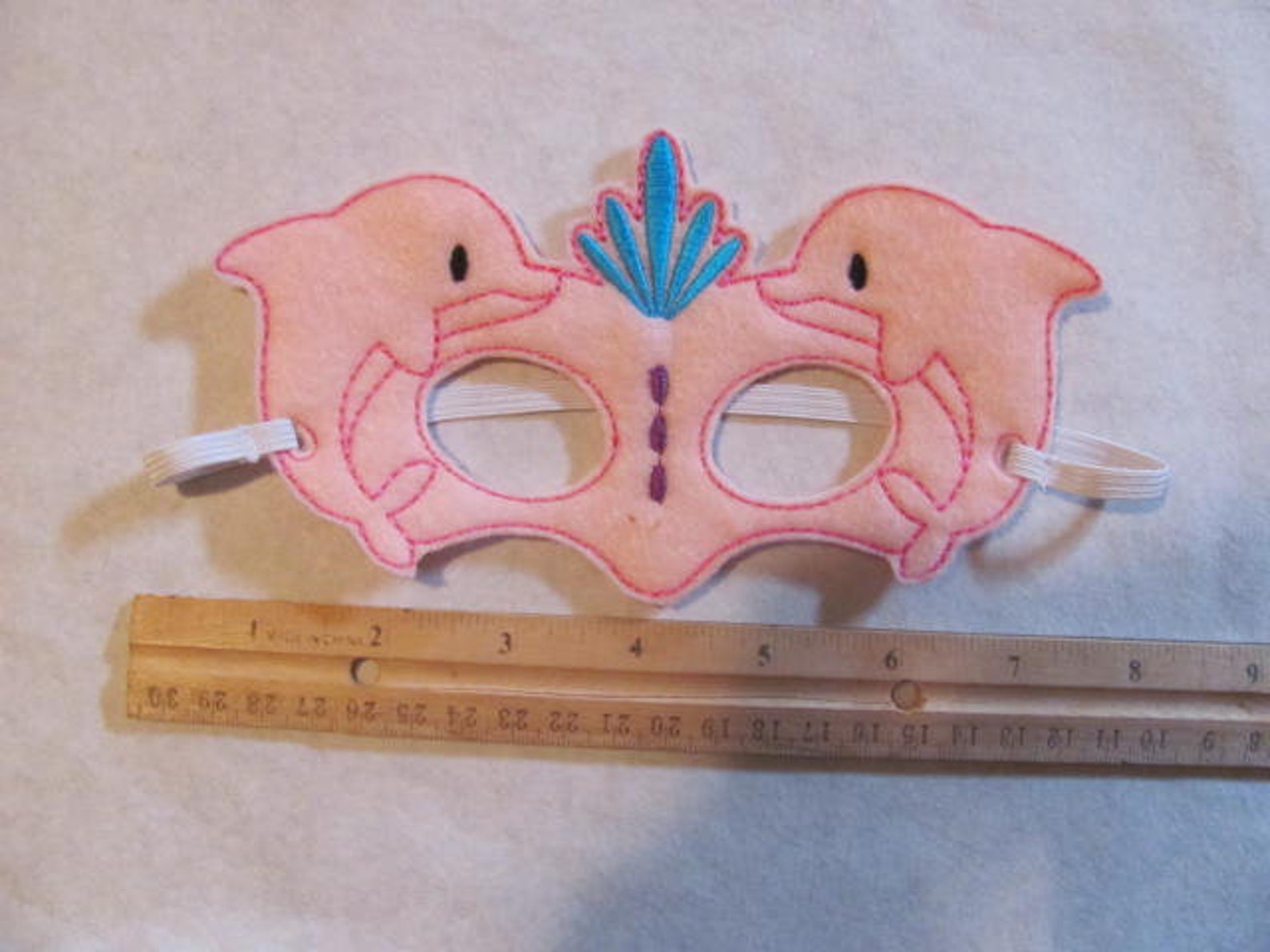 Dolphin Party Masks- Dolphin Photo Prop - Pink Dolphin Felt Mask ...