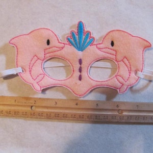 Dolphin Party Masks Dolphin Photo Prop Pink Dolphin Felt Mask Birthday ...