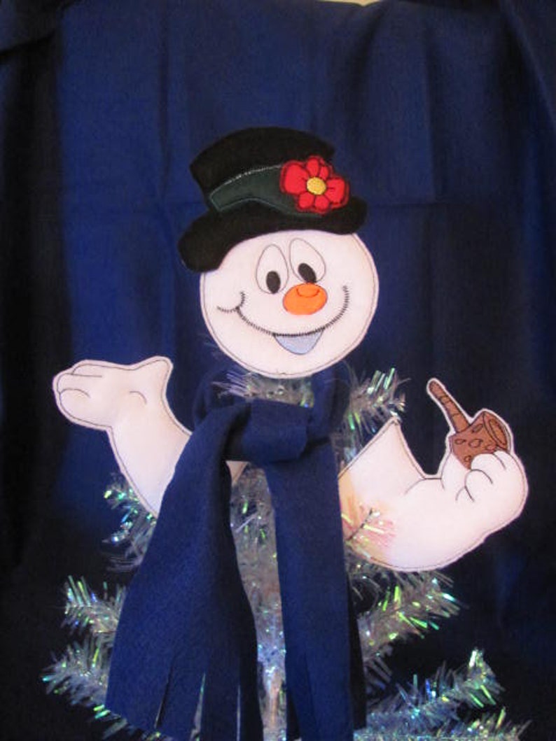 Snowman Christmas Tree Snowman Table Top Tree Snowman | Etsy