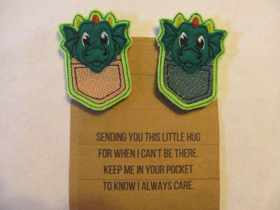 Dragon Pocket Hug With Card - Dragon Pocket Hug - Dragon Hug Card ...